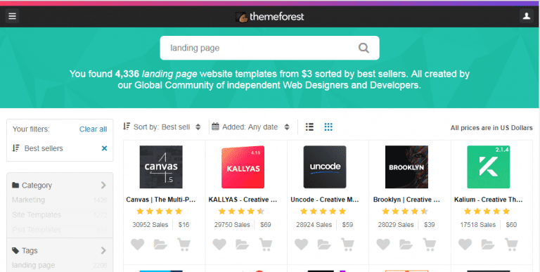 4 Tempat Menemukan Contoh Desain Landing Page Yang Baik, Bagus dan Menarik