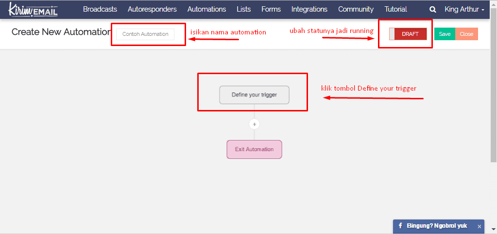 Membuat Welcome Email Otomatis Dengan KIRIM.EMAIL Automation