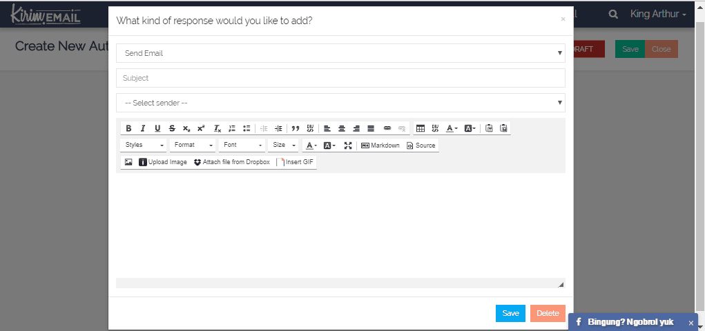 Membuat Welcome Email Otomatis Dengan KIRIM.EMAIL Automation