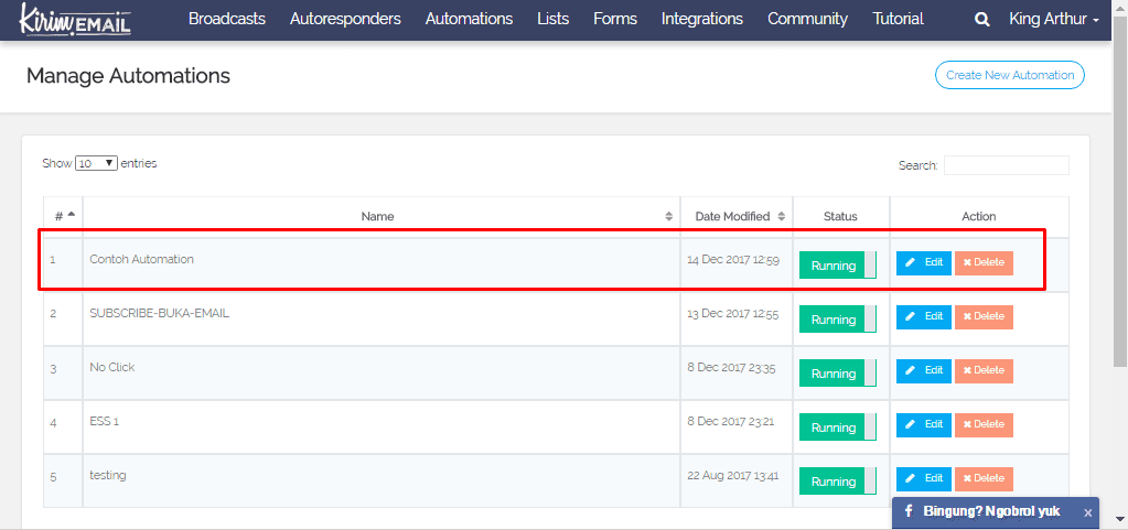 Membuat Welcome Email Otomatis Dengan KIRIM.EMAIL Automation