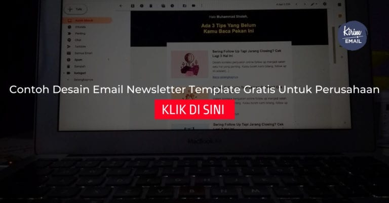 Email Newsletter Template - Desain Keren dan Gratis Untuk Perusahaan