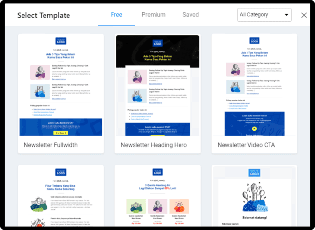 Email Builder 3 Dari KIRIM.EMAIL