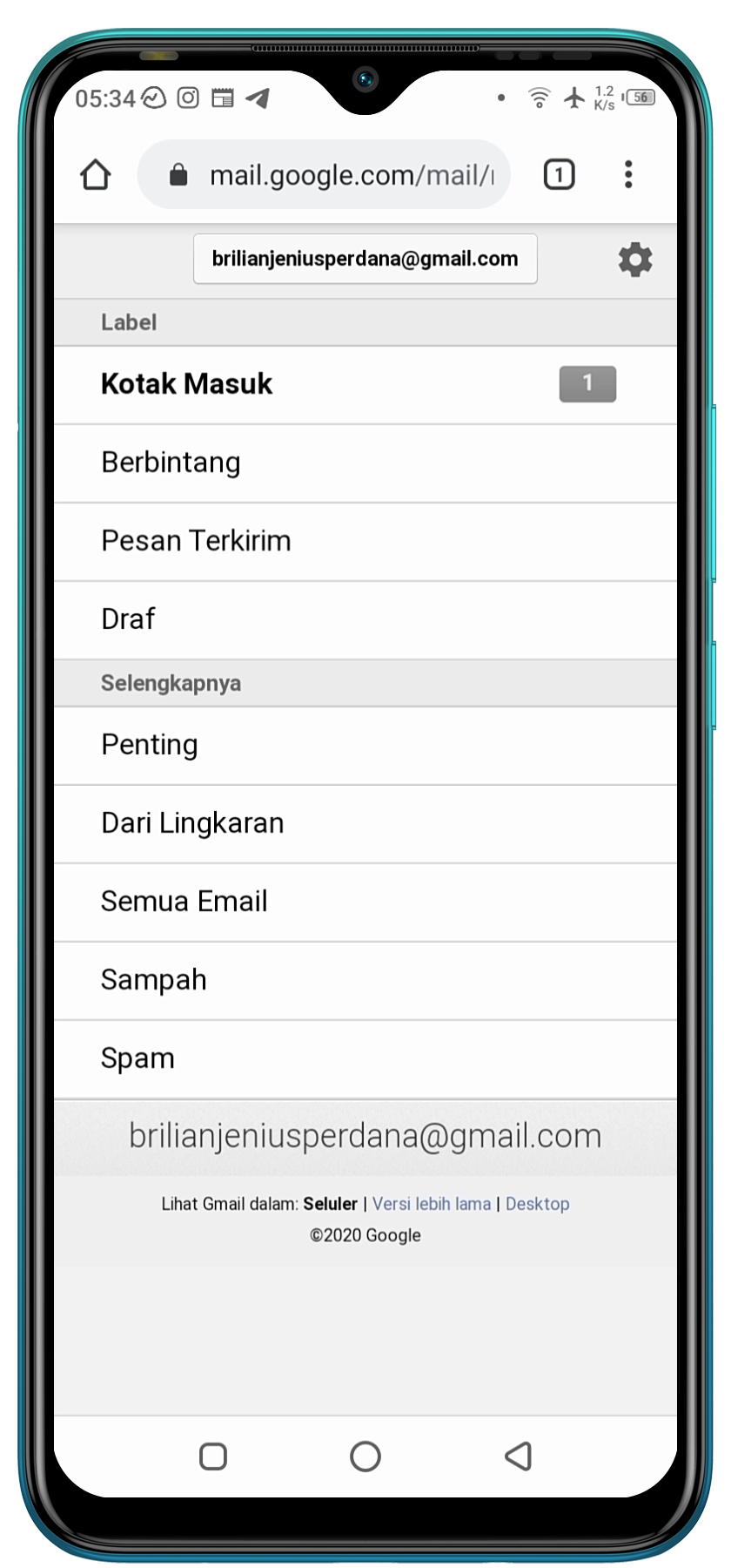 Cara Membuat Email Baru di HP Android